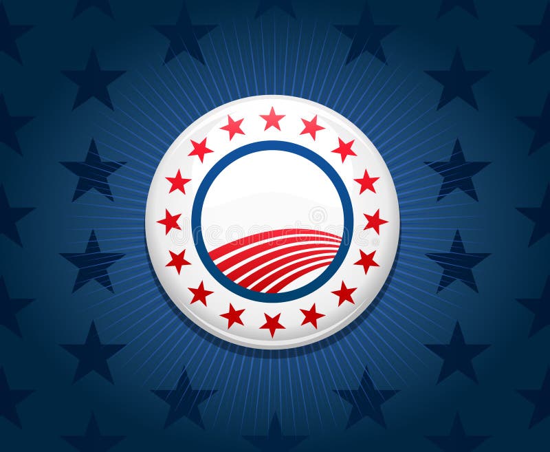 Election Campaign Button Background Stock Vector - Illustration of ...