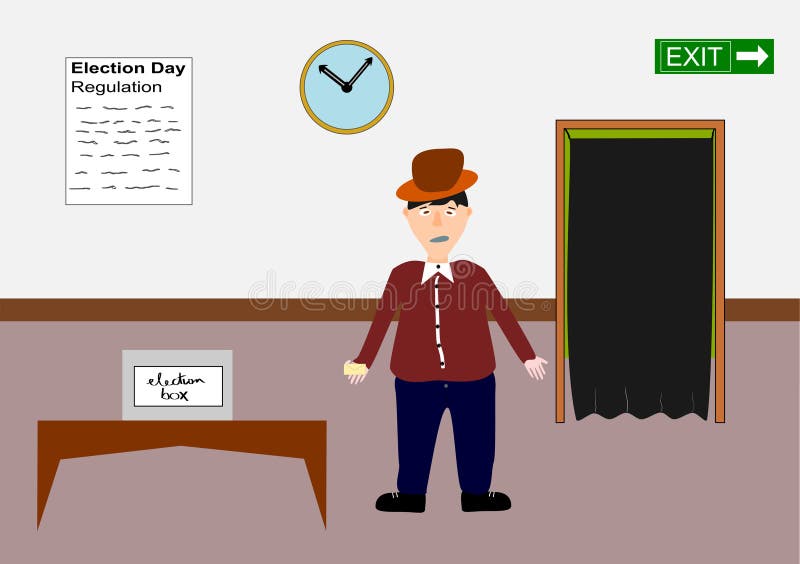 Election day stock illustration. Illustration of primaries - 27666634