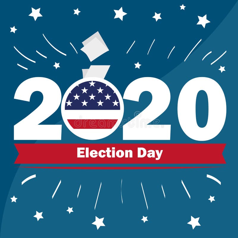 Election day poster stock vector. Illustration of america - 198182758