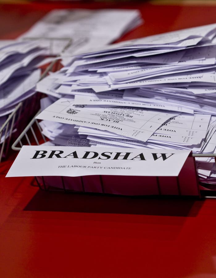 Election Papers Being Counted during the Election Editorial Image ...