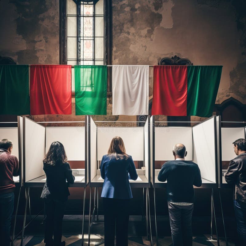 Election People Voting in the Booths, President Election High Quality ...