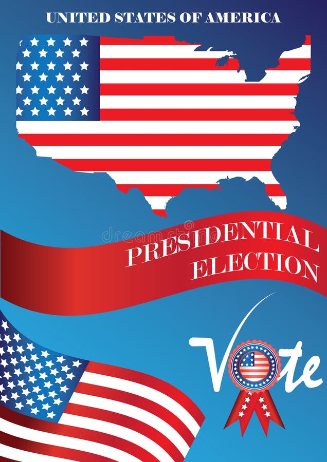 Election Poster. Vector Illustration Decorative Design Stock Vector ...