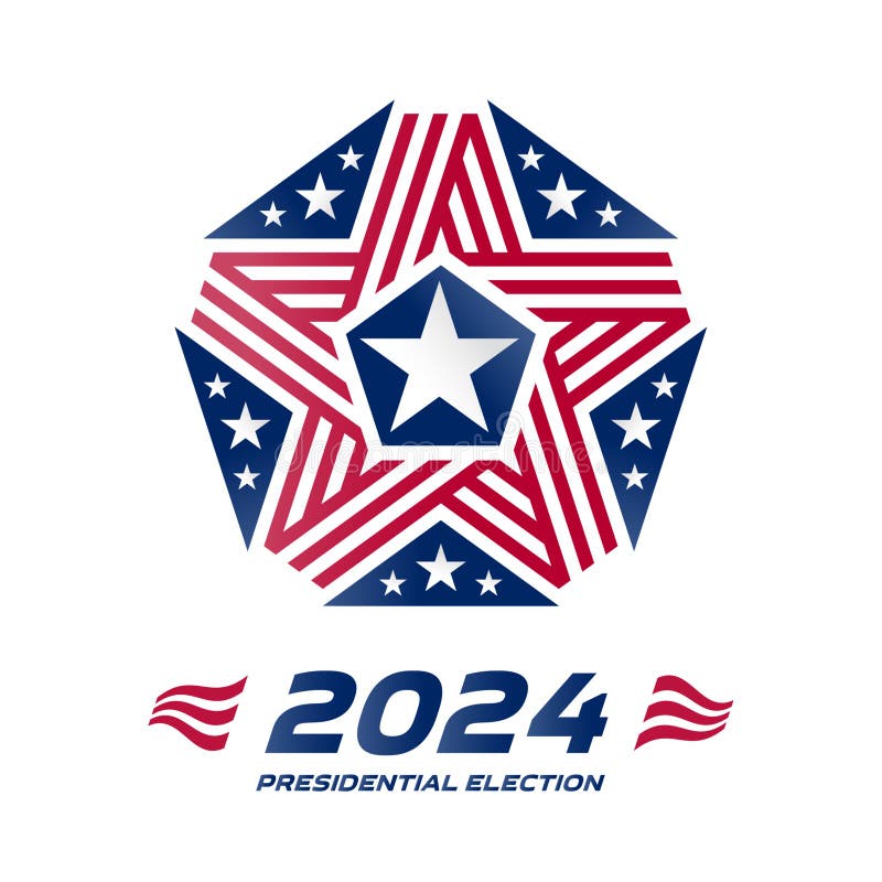 Election 2024. Presidential Election Political Campaign Stock Vector ...