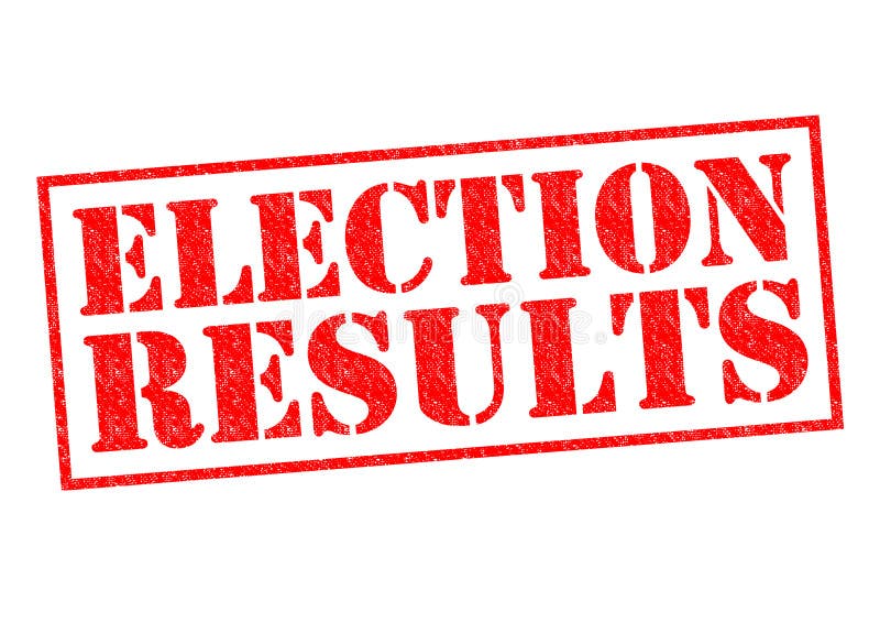 ELECTION RESULTS stock photo. Image of label, heading - 87993670