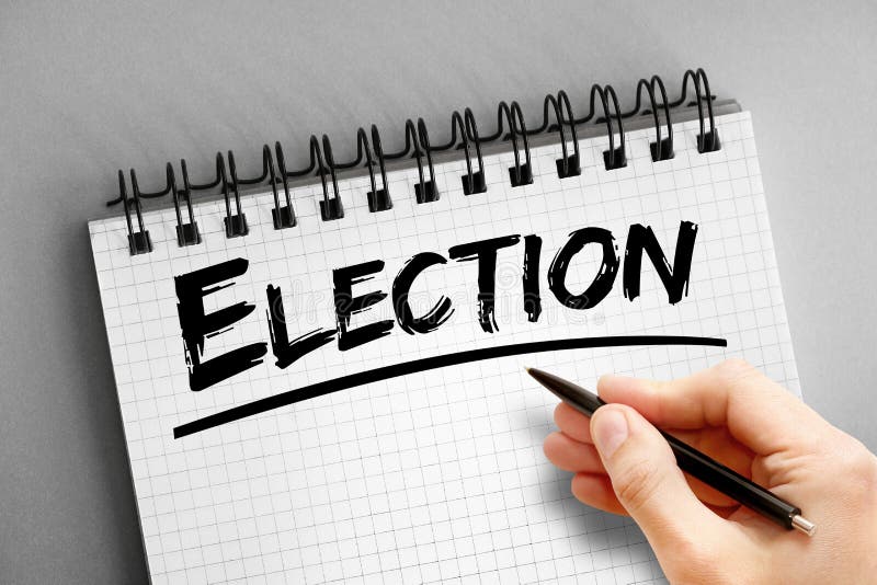 Election Day Text with Multicolored Heart Stones Composition Over Beach ...