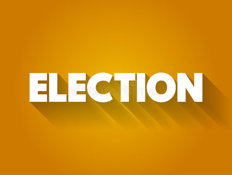 Election Text Button on Keyboard, Concept Background Stock Image ...