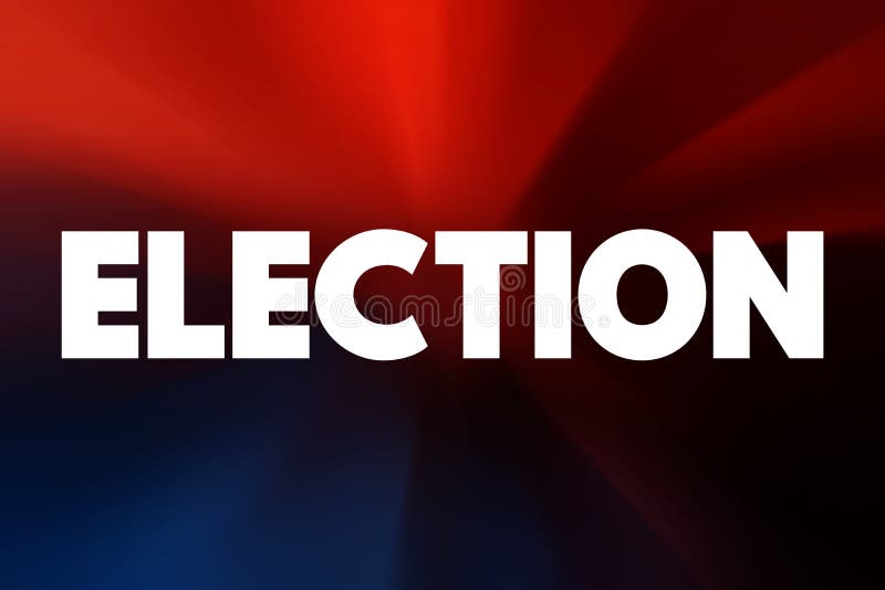 Election Text Button on Keyboard, Concept Background Stock Image ...