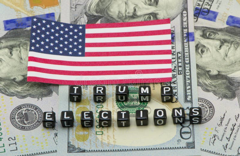 Election Trump words editorial image. Image of concept - 77547120