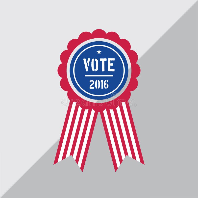Election Vote Badge. Vector Illustration Decorative Design Stock Vector ...