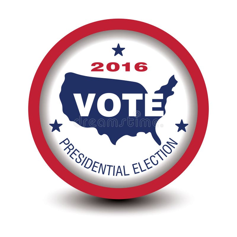 Election Vote Badge. Vector Illustration Decorative Design Stock Vector ...