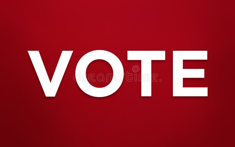 Election Vote Text on Red Textured Background Stock Photo - Image of ...
