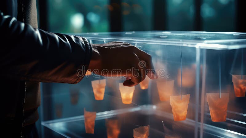 Election voting box stock illustration. Illustration of reform - 368697098