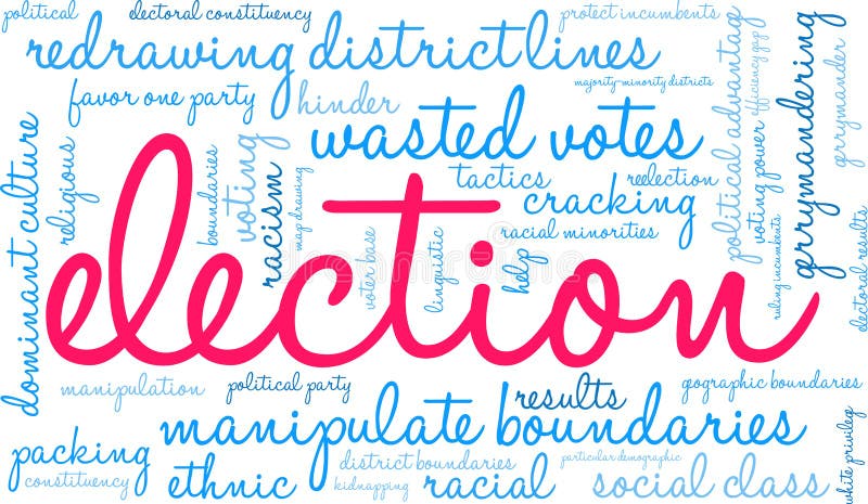 Election Word Cloud stock vector. Illustration of manipulation - 136505014