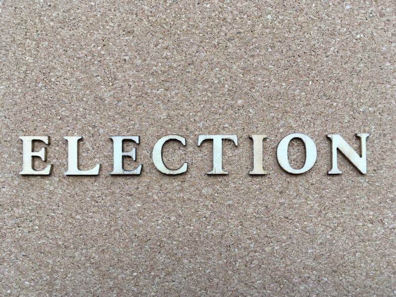 Election stock photo. Image of letters, lettering, word - 187260924