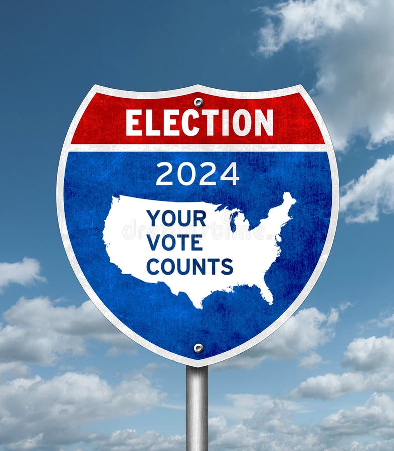 Your Vote Counts - Badge Button Concept Stock Illustration ...