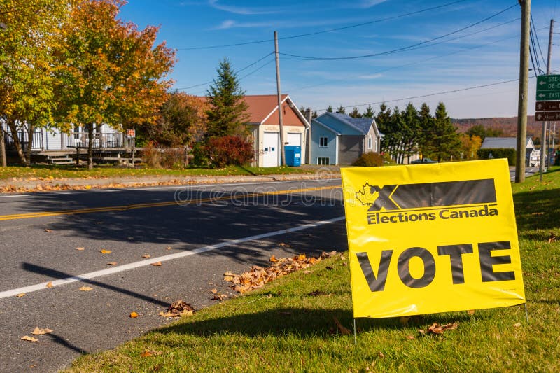 Elections Canada editorial stock photo. Image of federal - 63896418