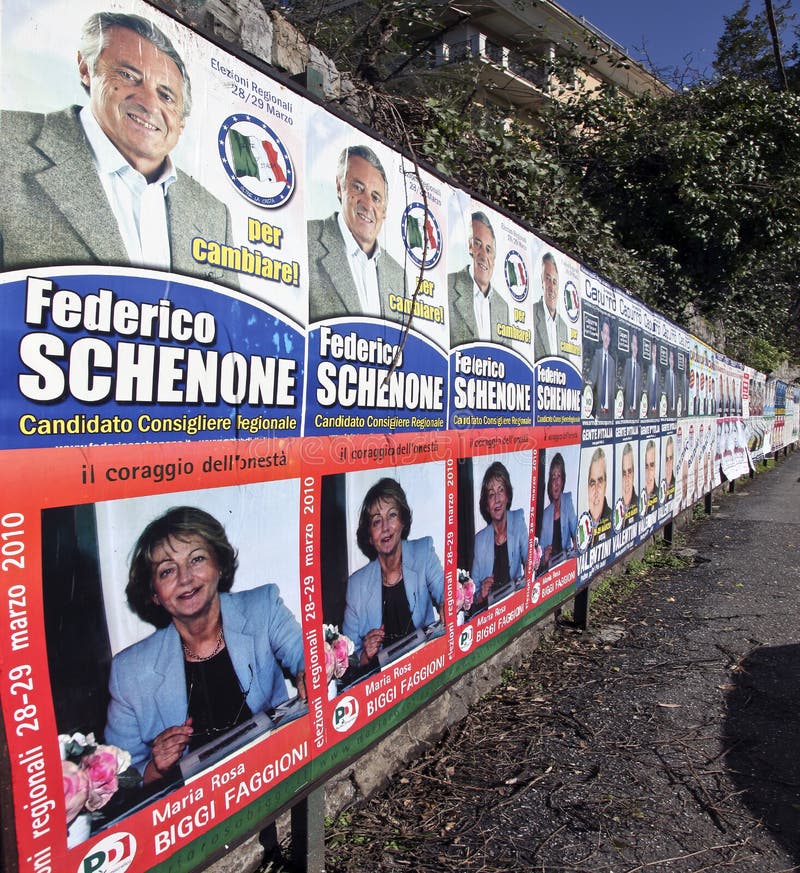 Elections Day in Italy, 28/29 March 2010 Editorial Image - Image of ...
