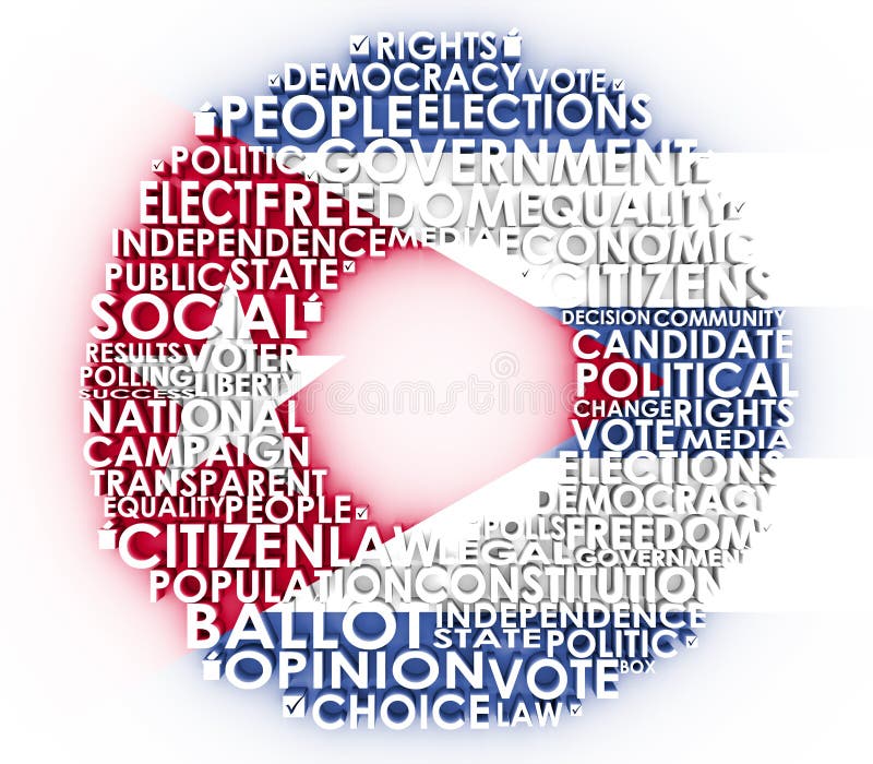Elections Relative Tags Cloud Stock Illustration - Illustration of ...