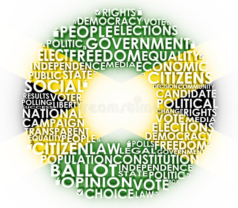 Elections Relative Tags Cloud Stock Illustration - Illustration of ...