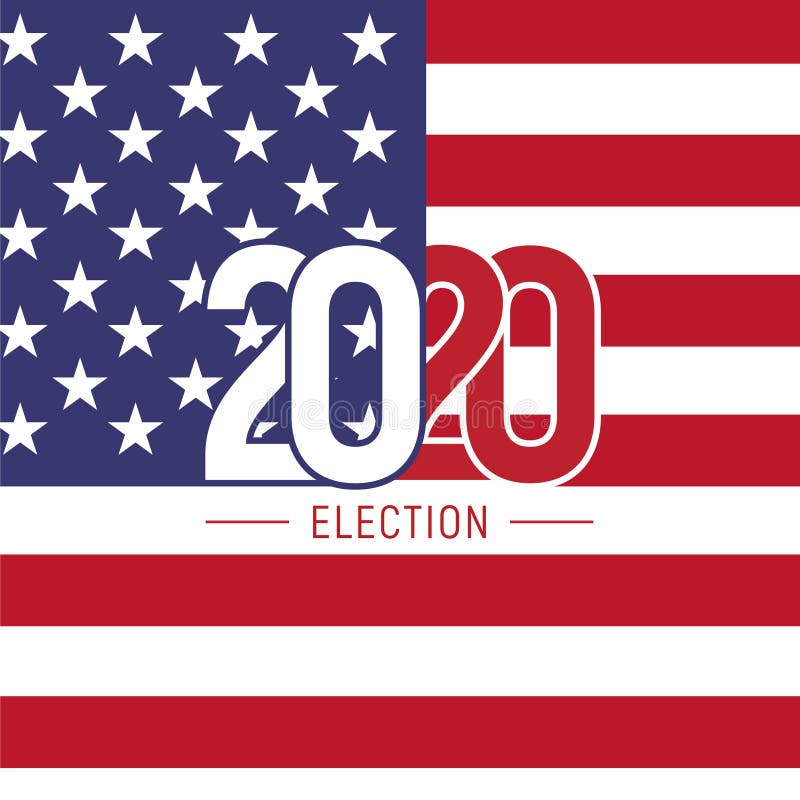 442_2020 United States of America Presidential Election Design Stock ...