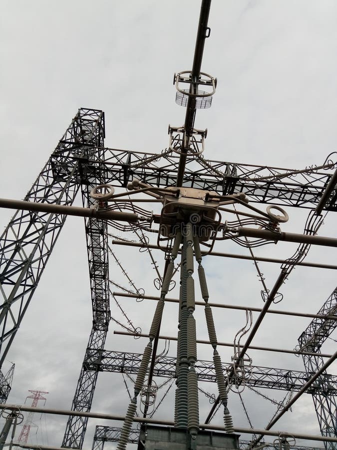 Electirical Disconector 500kv Power Substation Stock Photo - Image of ...