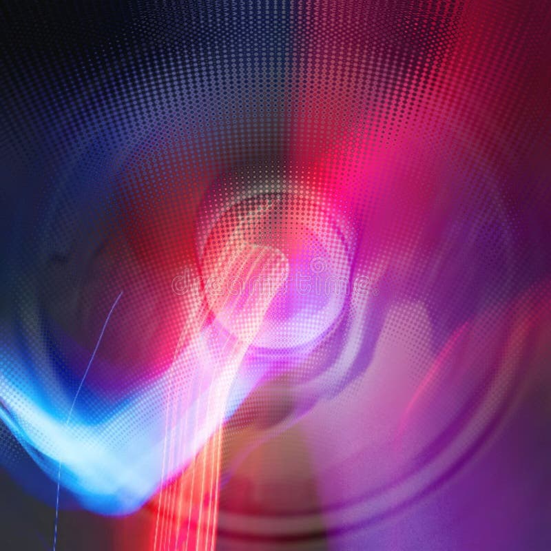 Electric Abstract Background Shapes and Blurs Stock Illustration ...