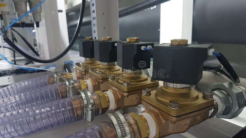 Electric Air Control Valve for Air Control System Stock Photo - Image ...