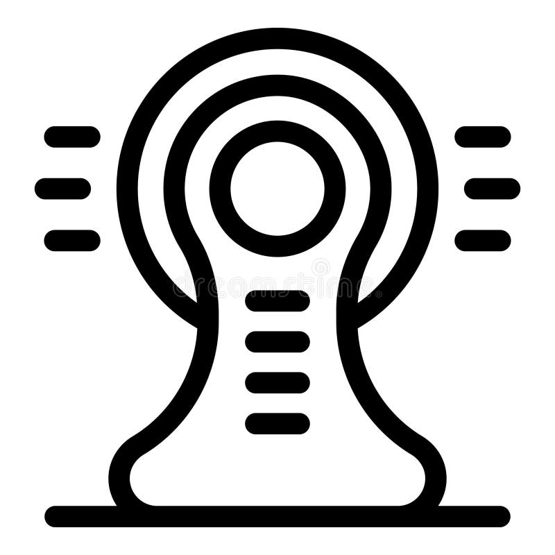 Electric Air Humidifier Diffusing Steam for Home Stock Vector ...