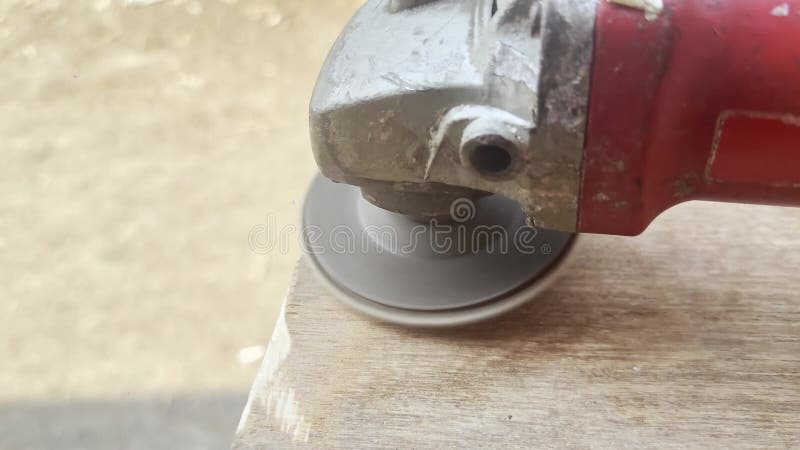 Electric Angle Grinder for Construction Work Stock Footage - Video of ...