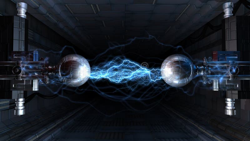 Electric Arc stock illustration. Illustration of laboratory - 6280796