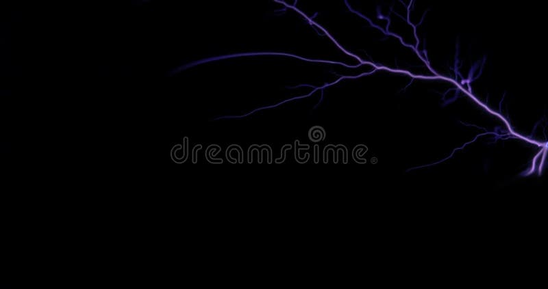 Electric Arc, Discharge on a Black Background. Sparkling Lightning ...
