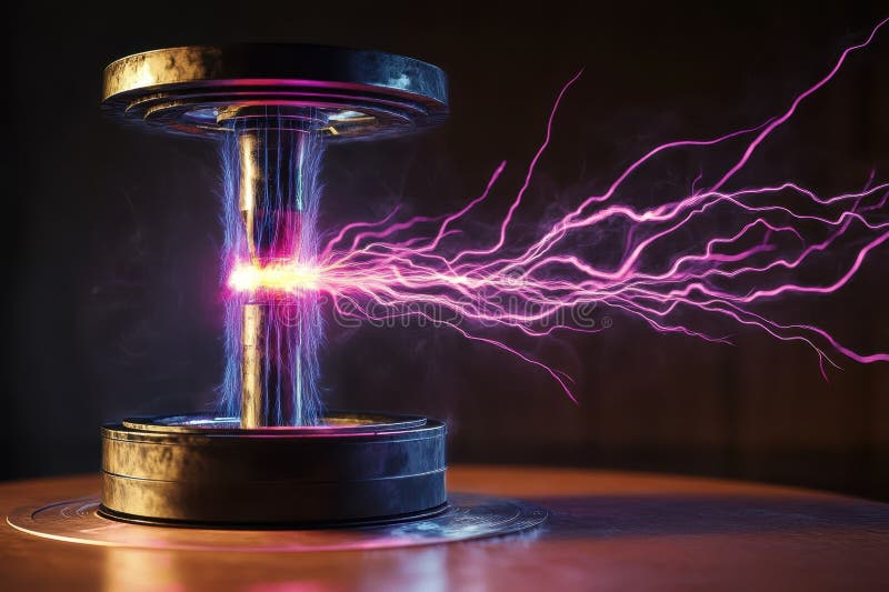 Electric Arc Showcasing Vibrant Colors and Dynamic Movement in an ...