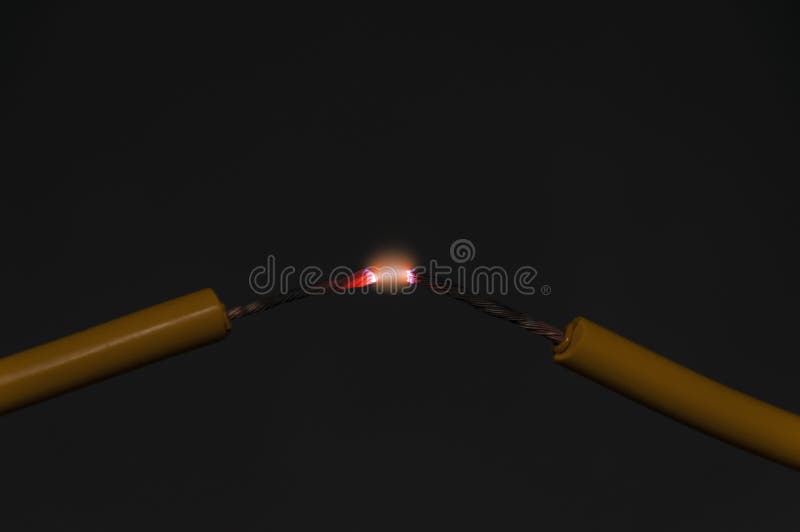 Electric arc stock image. Image of technology, macro - 138234281