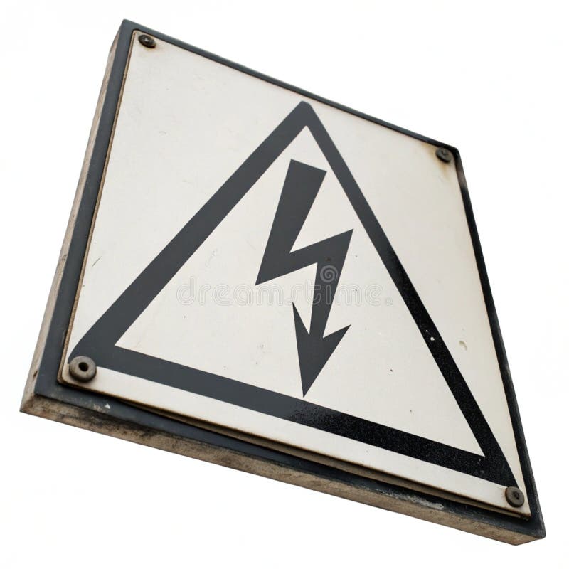 Electric Arc Vector Symbol on White Background Stock Illustration ...