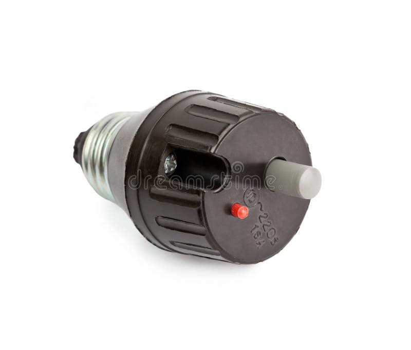 Automatic fuse-switches stock image. Image of amperage - 13645185