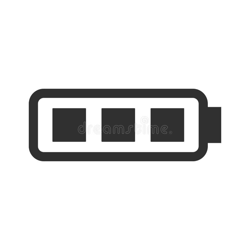 Battery Fully Charged Sign Icon. Electricity. Stock Vector ...