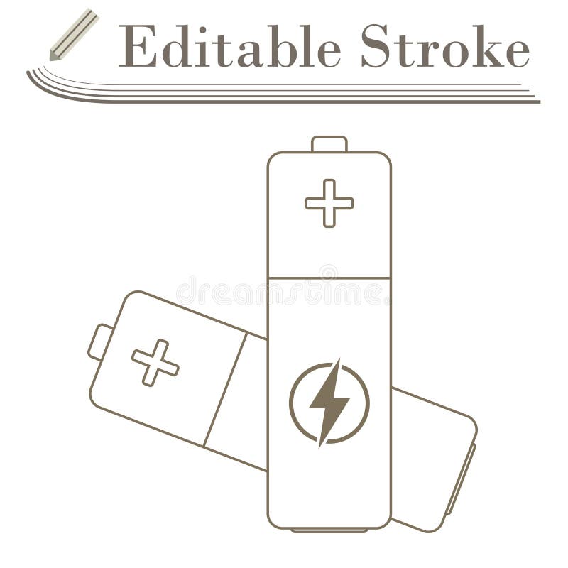 Electric Battery Icon stock vector. Illustration of icon - 154872785