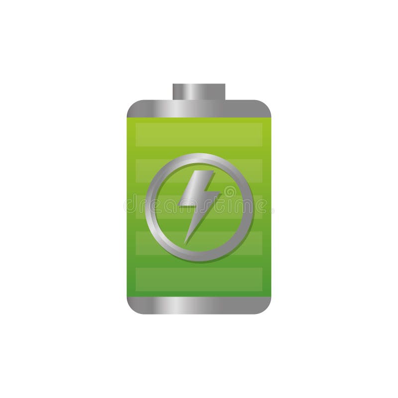 Electric battery symbol stock illustration. Illustration of equipment ...