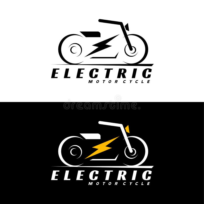 Electric bike logo design stock vector. Illustration of ecological ...