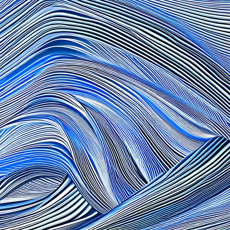 19 Electric Blue Abstract Waves: a Bold and Dynamic Background ...