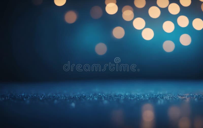 Electric Blue Background with Dazzling Lights, Creating a Vibrant ...
