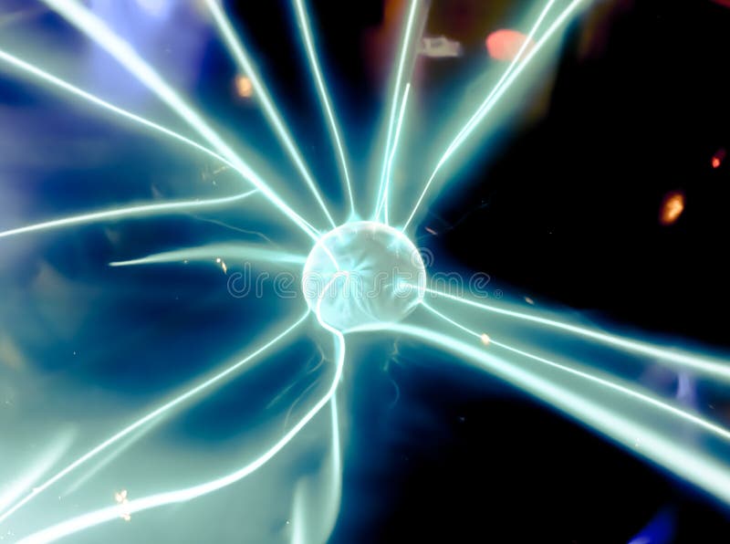 Electric Blue Beam Spread from the Middle Ball Science Dignitaries ...