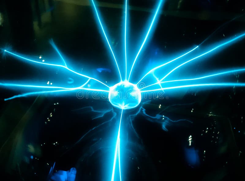 Electric Blue Beam Spread from the Middle Ball Science Dignitaries ...