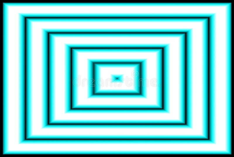 Blue and Black Multiple Layers Square Frame on White Background Stock ...