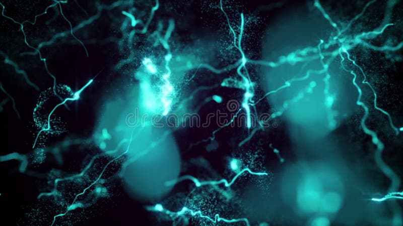 Electric Blue Energy Particles Motion Background Stock Footage - Video ...