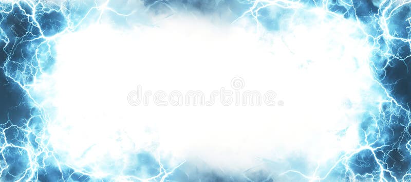 Electric Blue Lightning Hole Vortex and Smoke Effect Background Stock ...