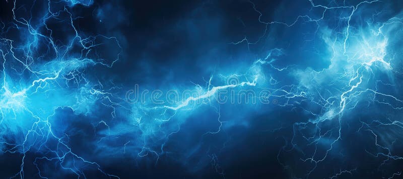 Electric Blue Lightning Hole Vortex and Smoke Effect Background Stock ...
