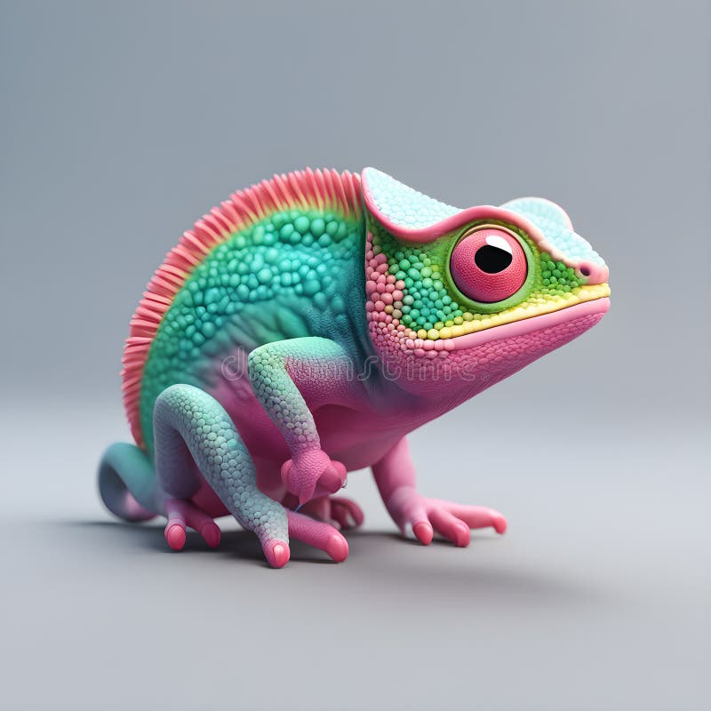 The Electric Blue Lizard is Perched on a Pink Flower and the Closeup ...