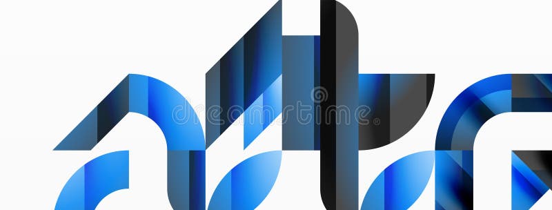 Electric Blue Logo on White Backdrop Featuring a Patterned Rectangle ...