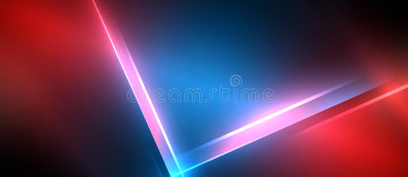 Electric Blue and Magenta Light Beams Creating Visual Effects on Dark ...